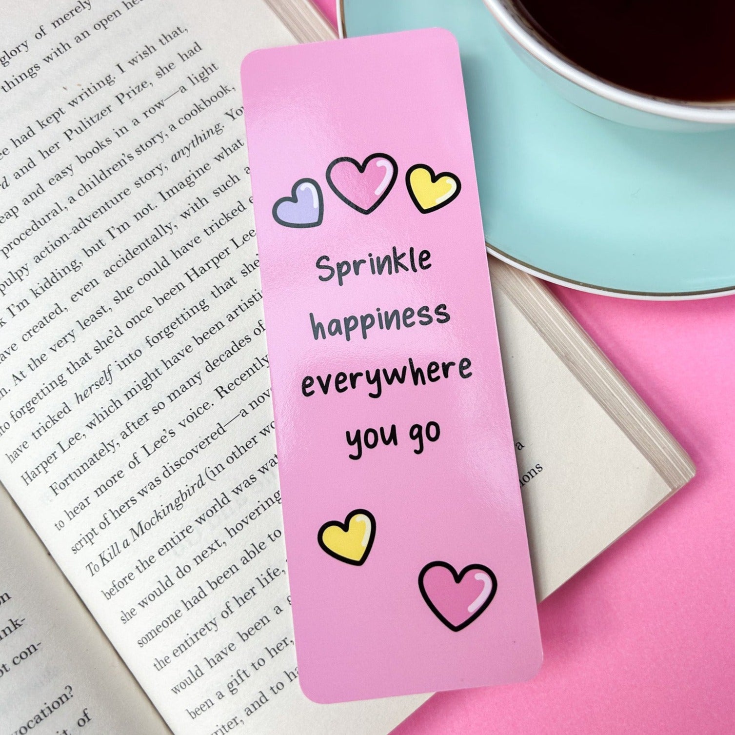 Sprinkle Happiness Everywhere You Go Bookmark – The Happy Company uk